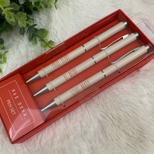 Rae Dunn | Office | Rae Dunn Brand New Set Of 3 Valentines Pen Set ...